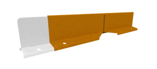 Hardline Borderrand Hoekstuk Cortenstaal 10cm lengte 50cm ...